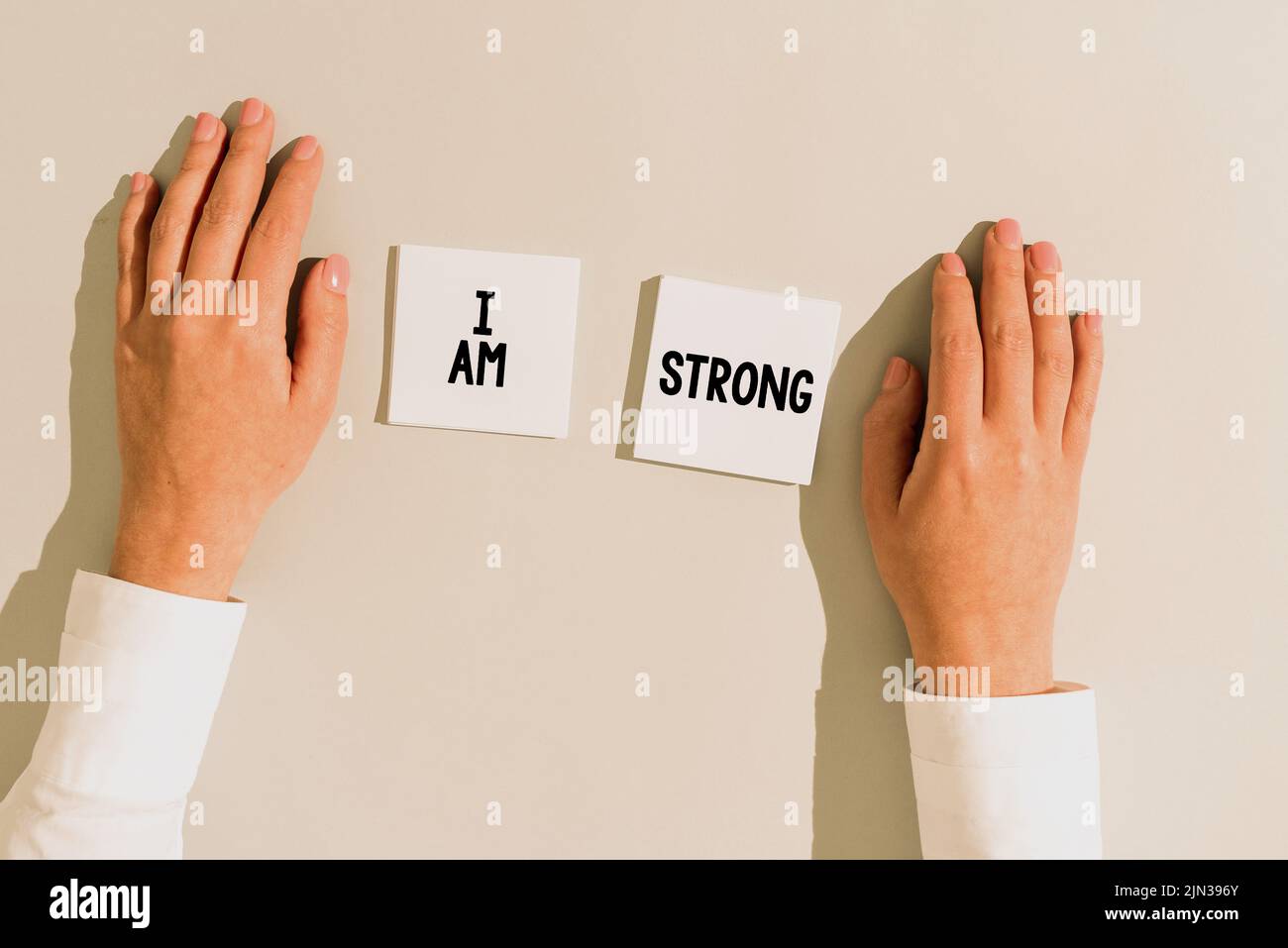 Writing displaying text I Am Strong. Business approach Have great ...