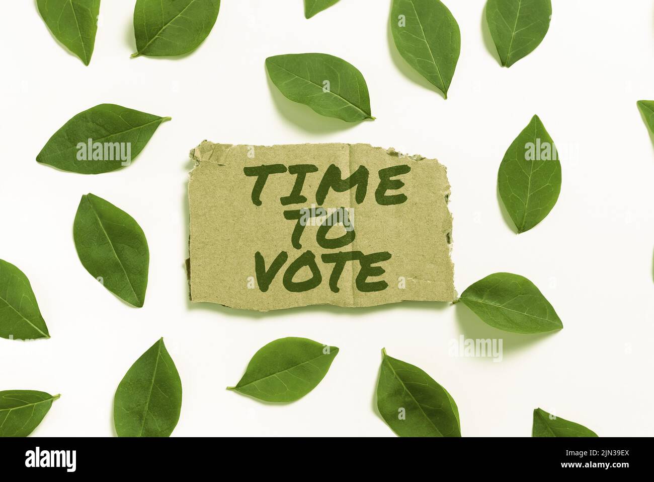 Inspiration showing sign Time To Vote. Concept meaning Election ahead ...