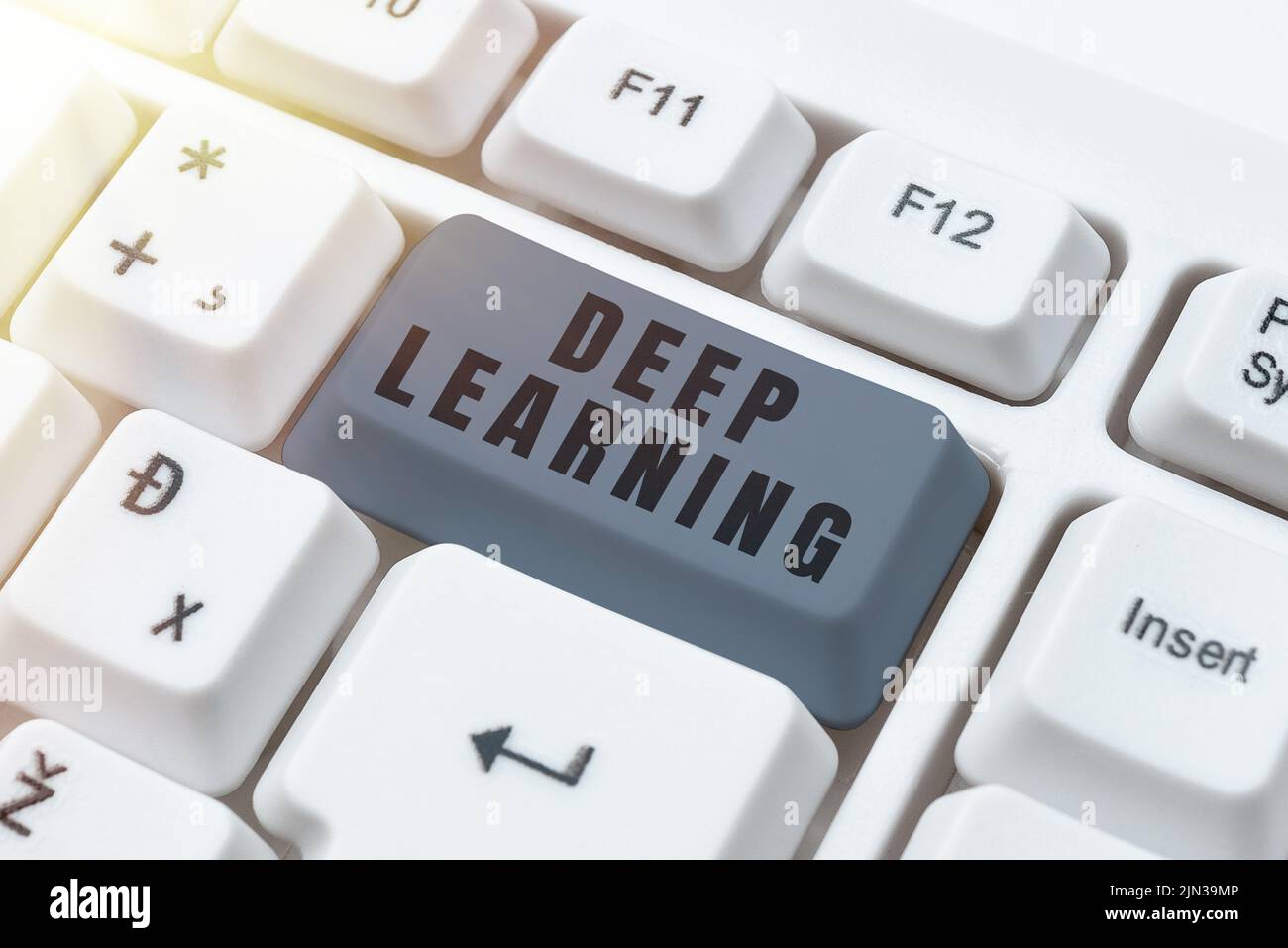 Text sign showing Deep Learning, Business idea Hierarchical ...