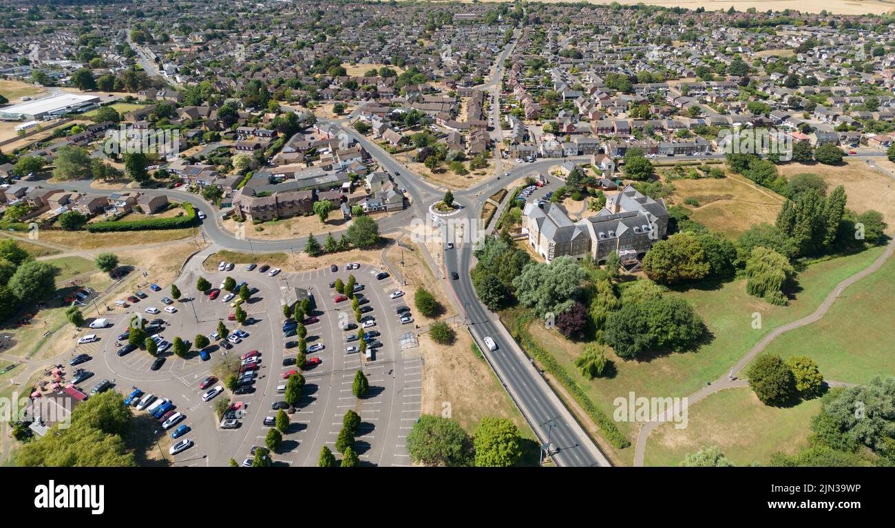 An aerial view village eaton hi-res stock photography and images - Alamy