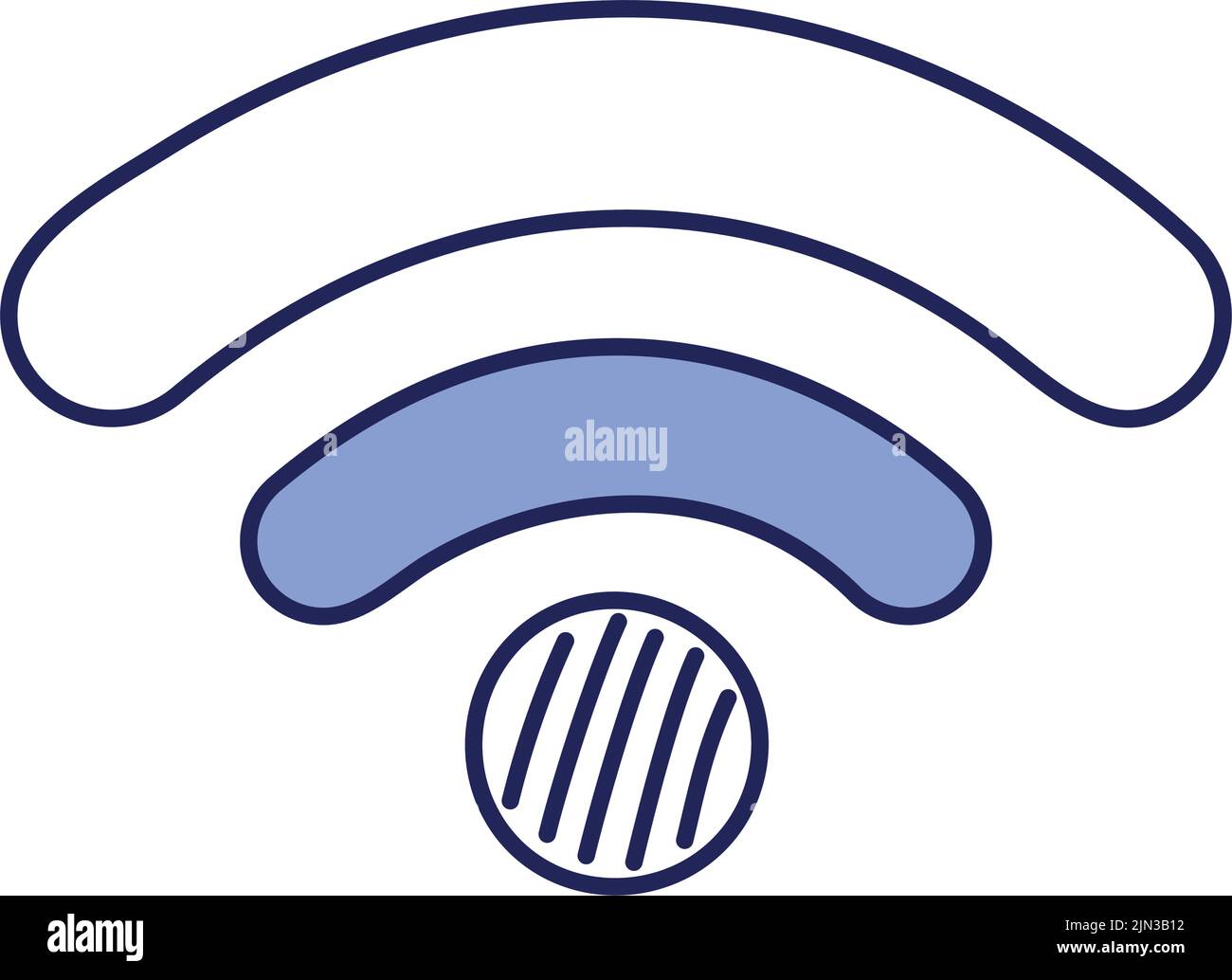 purple wifi icon Stock Vector Image & Art - Alamy