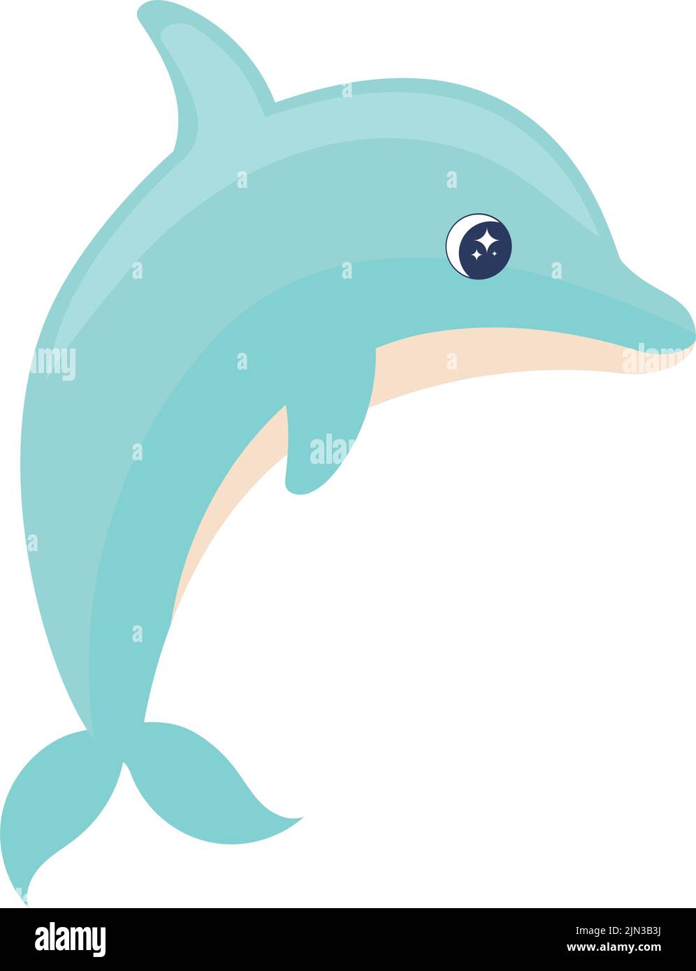 cute dolphin design Stock Vector Image & Art - Alamy