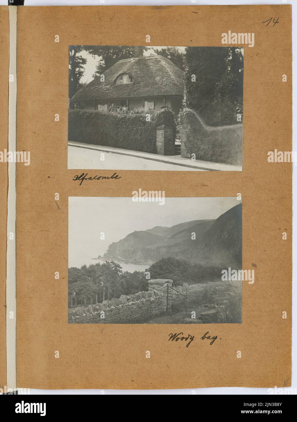 Residential building, Ilfracomb. Woody Bay, Lynton: Views (from: sketch ...