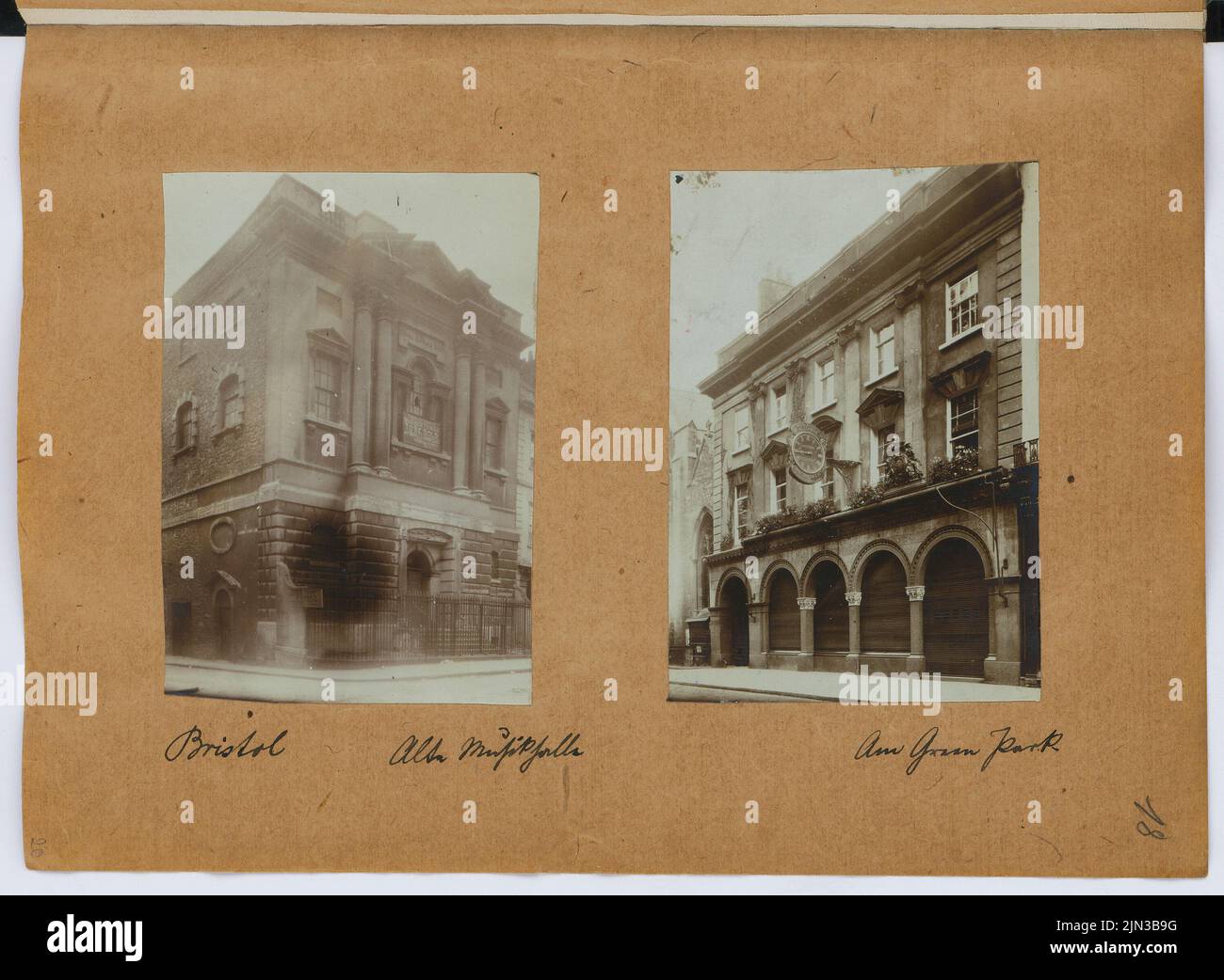 Old music hall, Bristol. Residential and commercial building on Castle ...