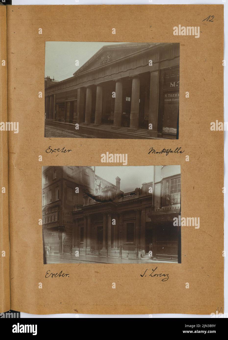 Markethalle, exeter. St. Lawrence, Exeter: Views (from: sketch and ...