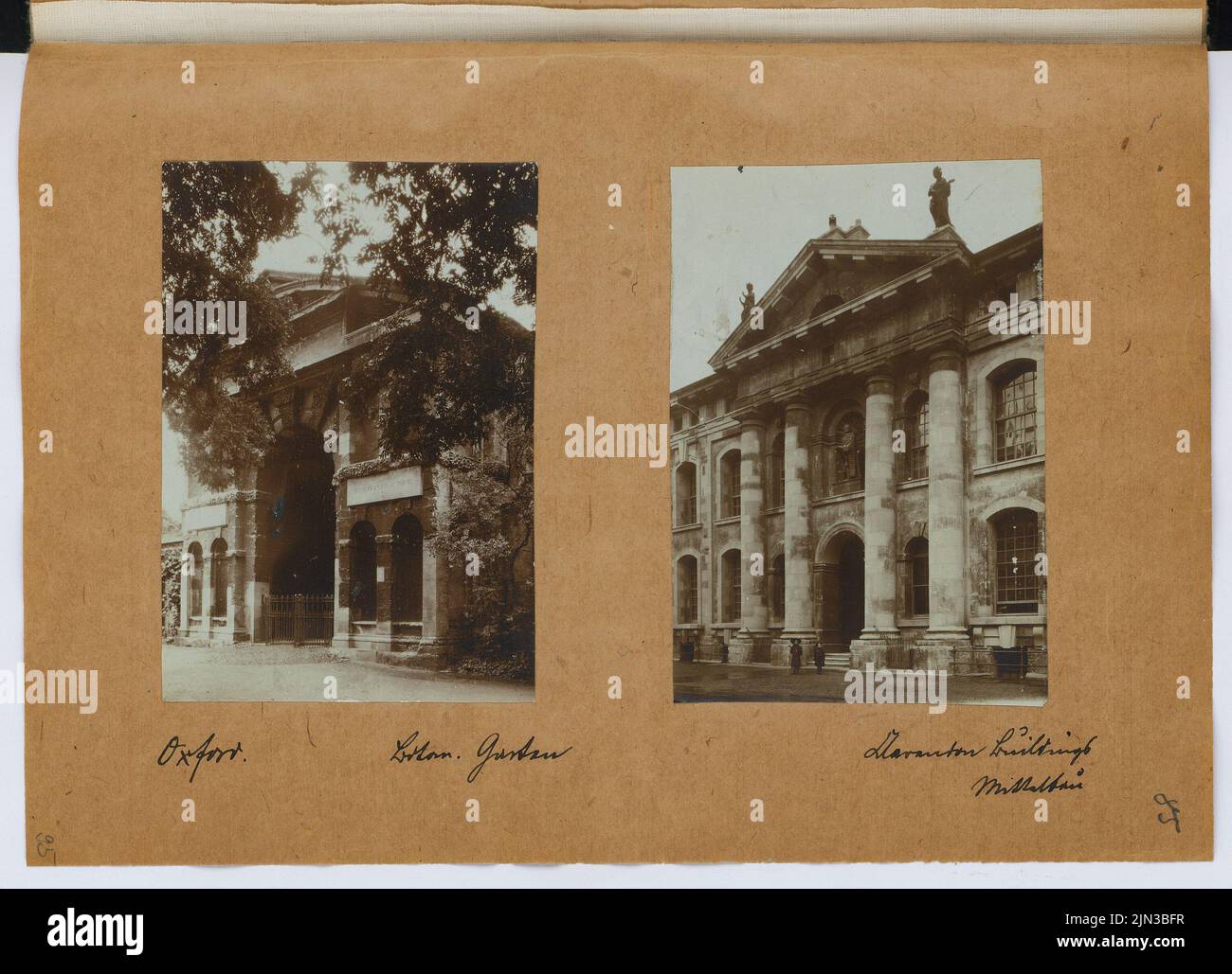 Botanical garden, Oxford. Clarendon Building, Oxford: Views (from ...