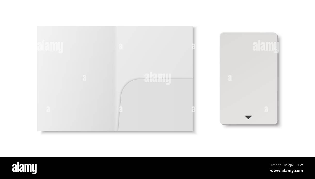 Vector 3d Realistic White Guest Room, Plastic Hotel Apartment Keycard ...