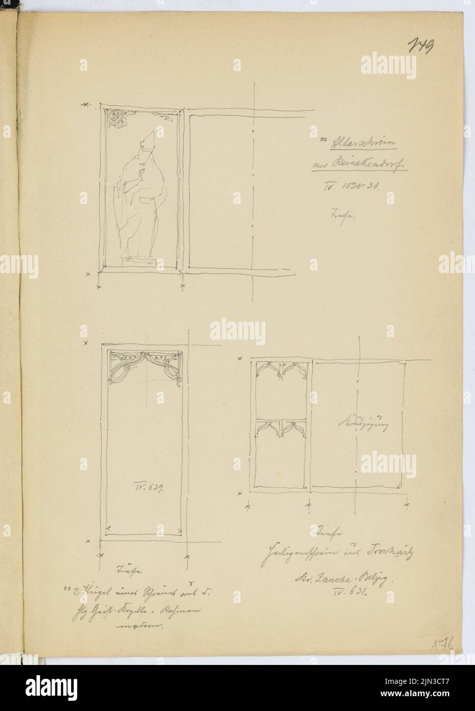 Altar shrine from Reinickendorf, closet door and saint shrine from the ...