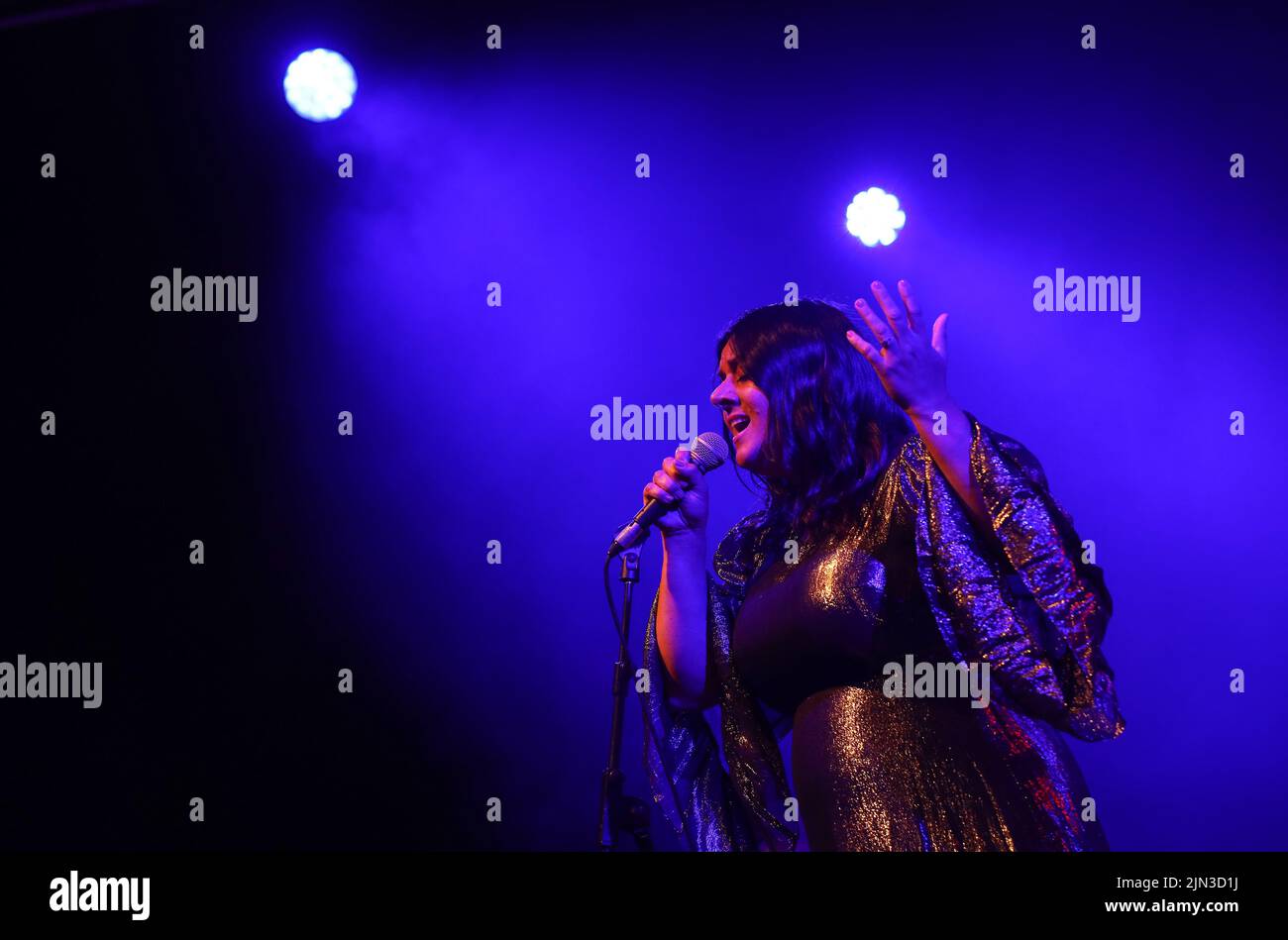Rumer during her performance at Wickham festival, Hampshire, UK Stock ...