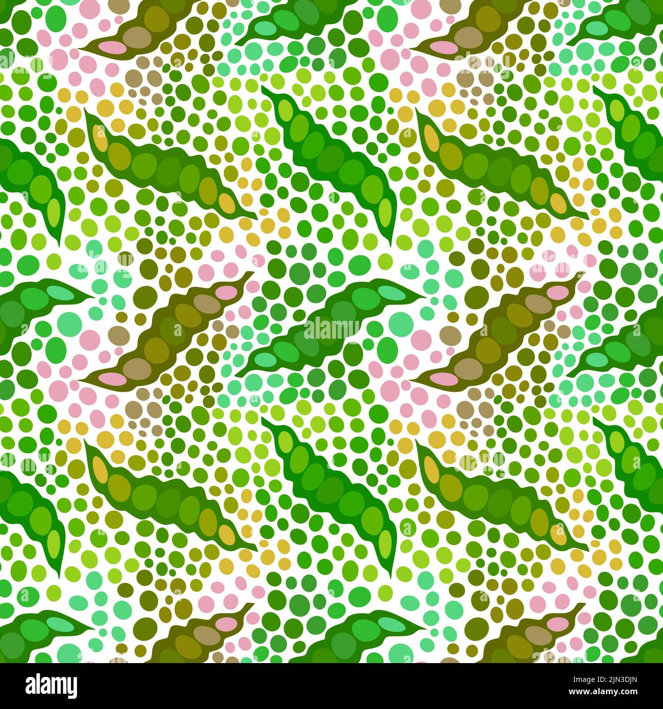 Summer cartoon seamless color beans pattern for notebooks and wrapping ...