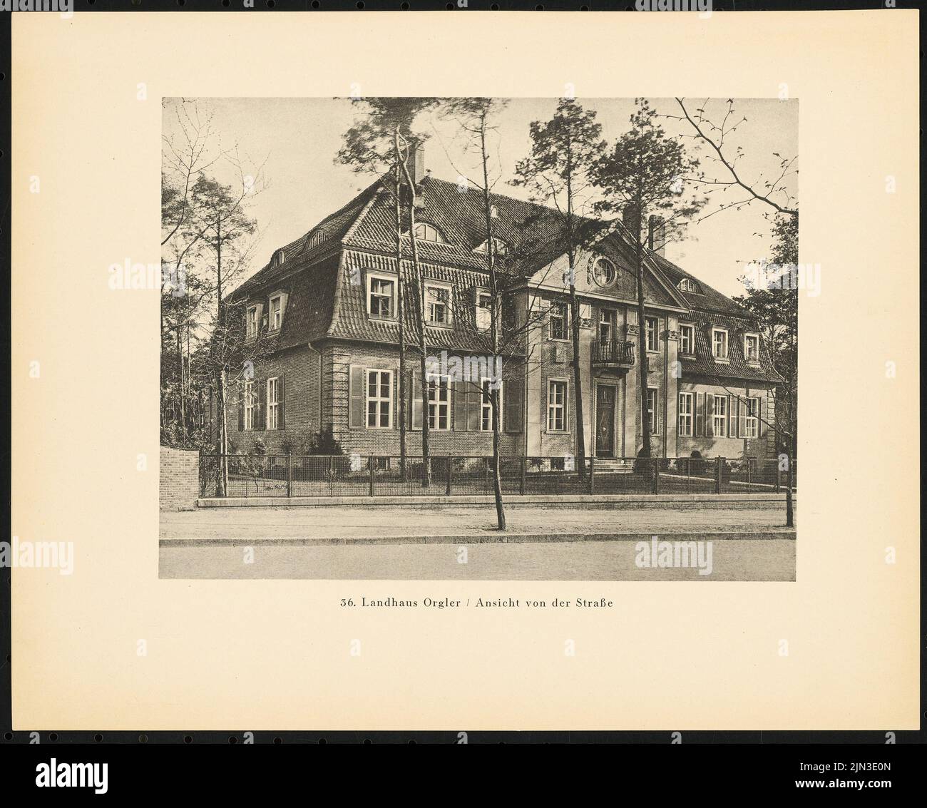 Landhaus Dr. Adolf Orgler, Berlin-Dahlem: Street View (From: Alfred ...