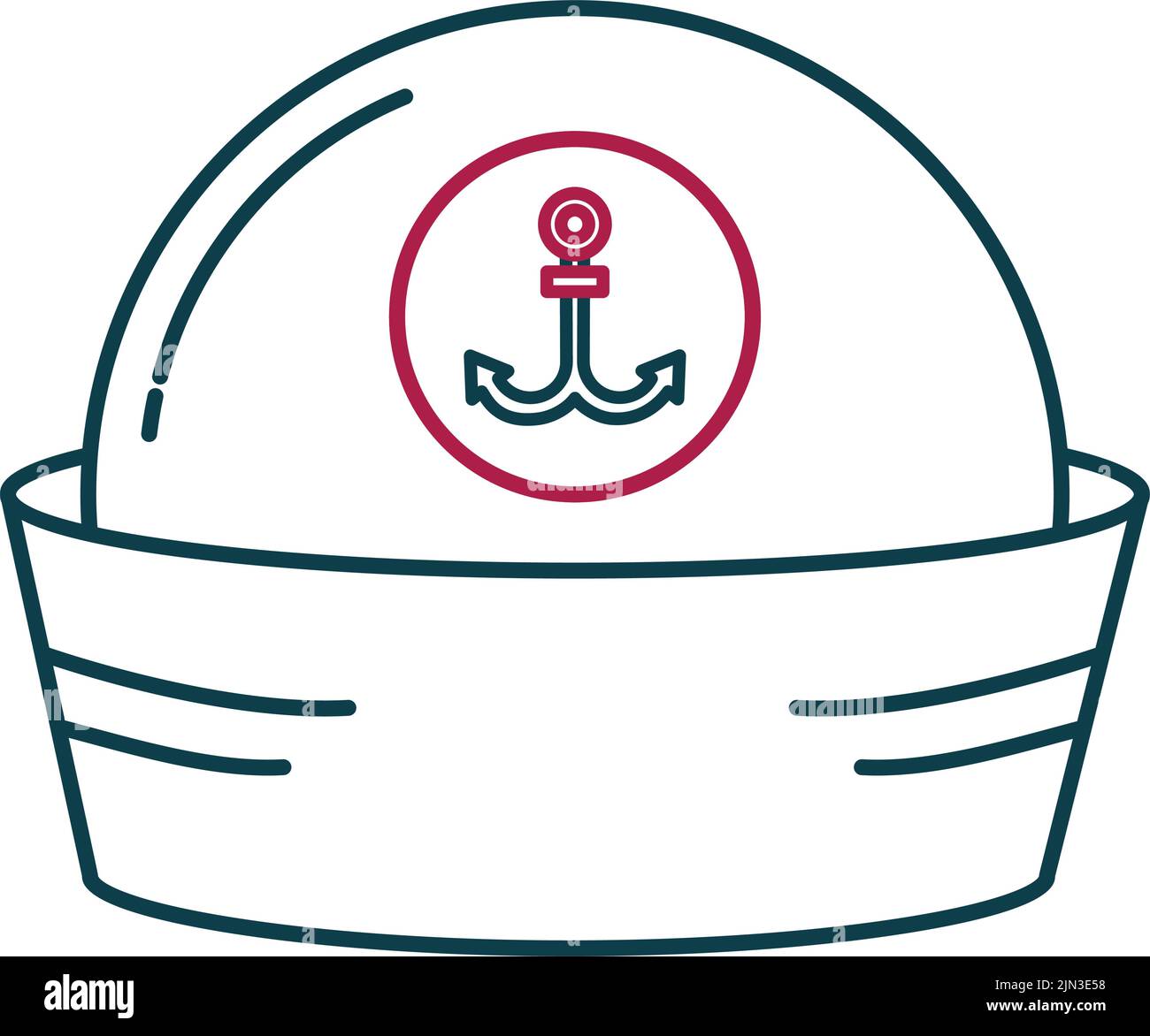 marine hat design Stock Vector Image & Art - Alamy
