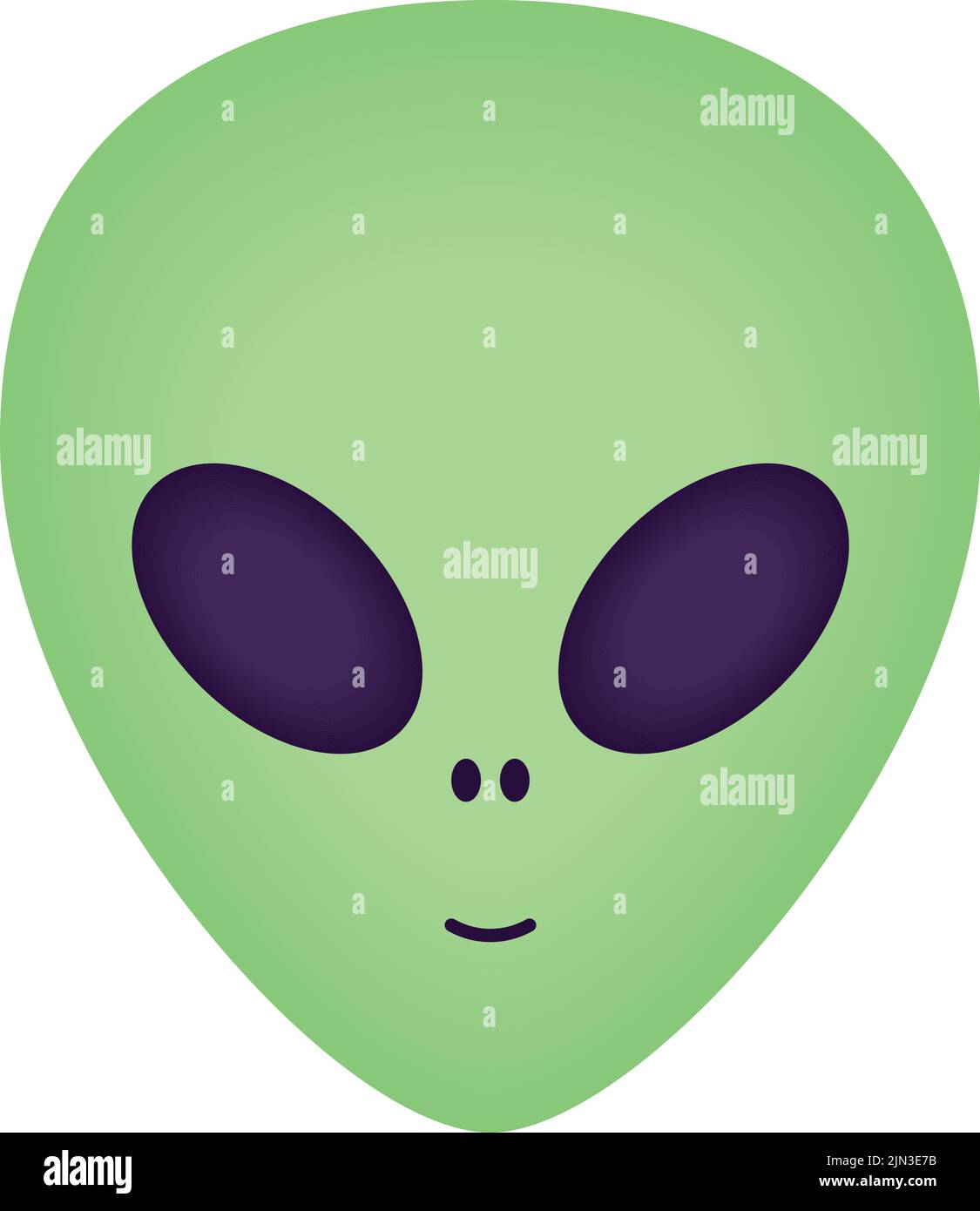 green alien face Stock Vector Image & Art - Alamy
