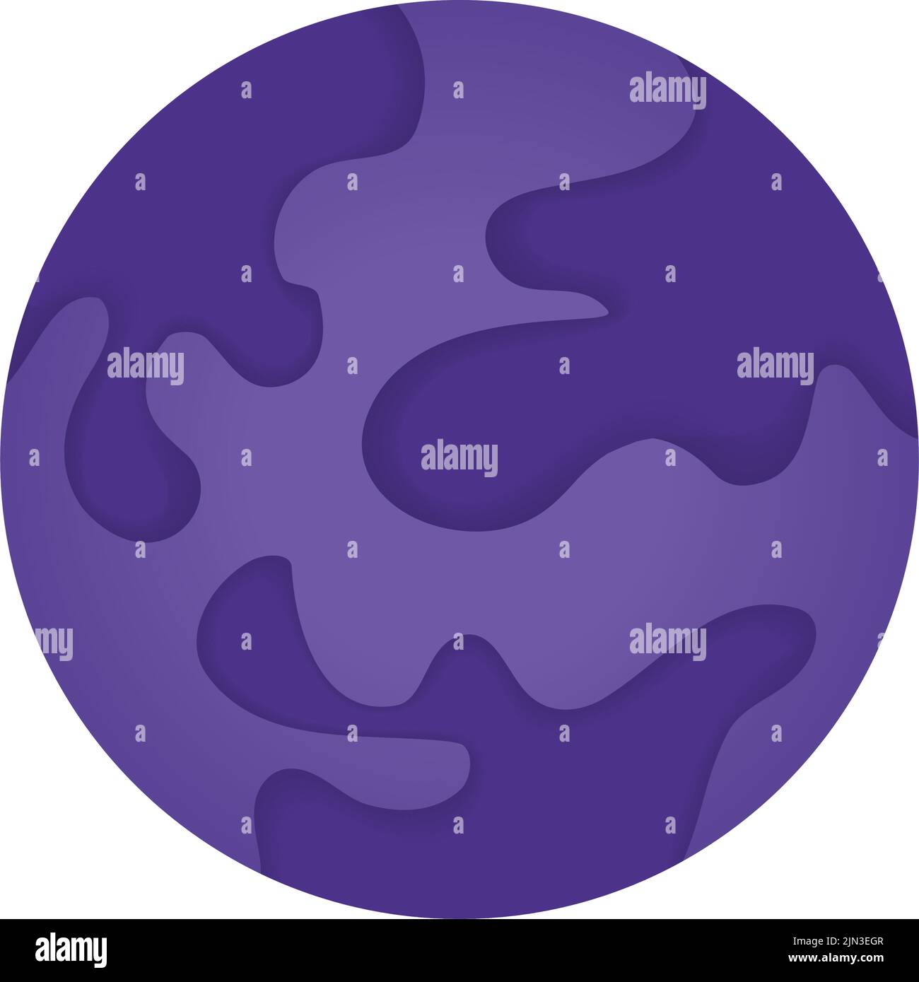 purple planet illustration Stock Vector Image & Art - Alamy