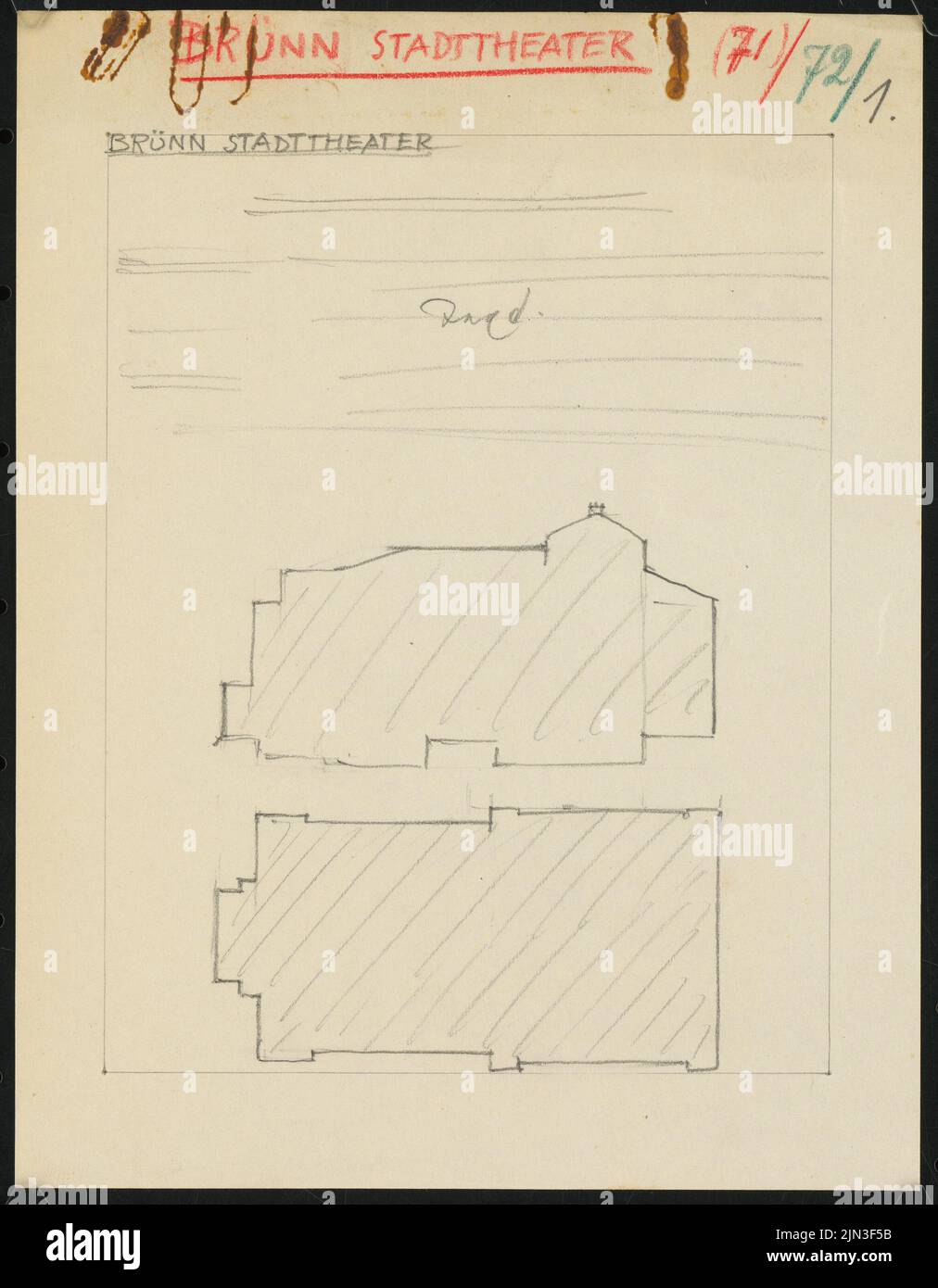 Fellner & Helmer (as an architect): City Theater, Brno Stock Photo - Alamy