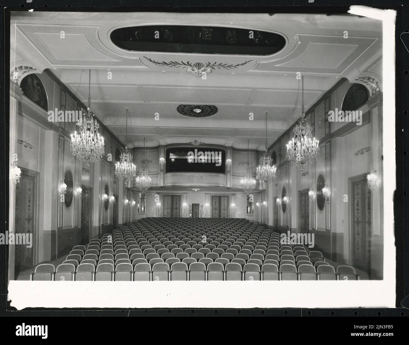 Chamber games of the Deutsches Theater, Berlin: View of the auditorium ...