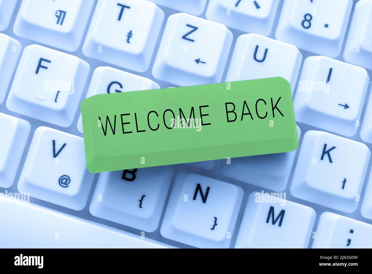 Conceptual display Welcome Back, Word Written on Warm Greetings Arrived ...