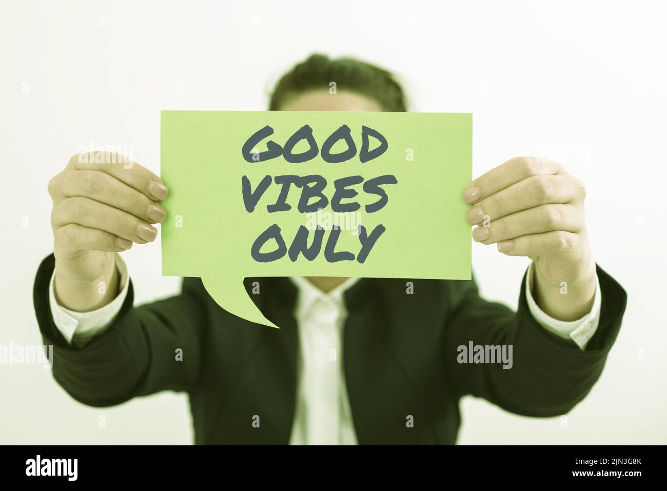 Conceptual display Good Vibes Only. Internet Concept Just positive ...