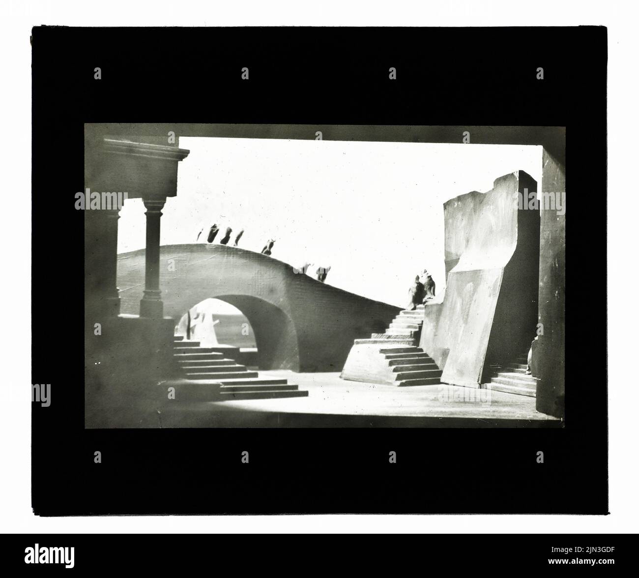Stage design: Othello: Model Stock Photo - Alamy