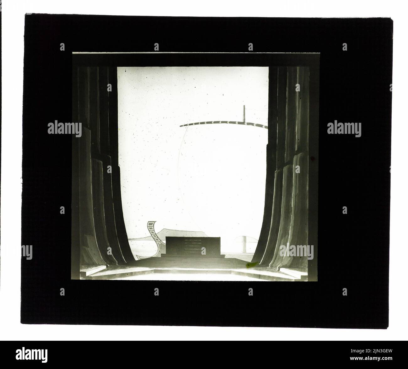 Stage design: model Stock Photo - Alamy