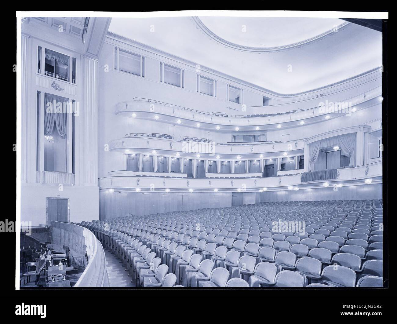 German Opera House (also: Municipal Opera), Berlin: View of the ...