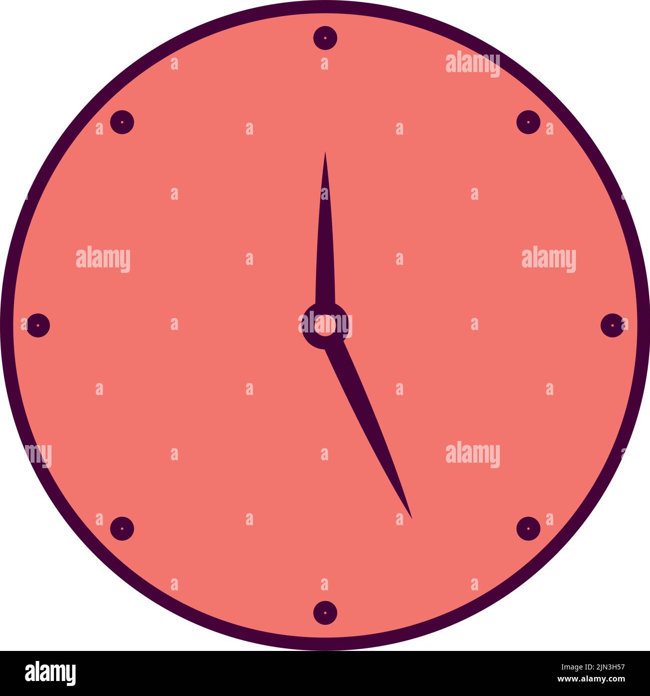 red clock design Stock Vector Image & Art - Alamy