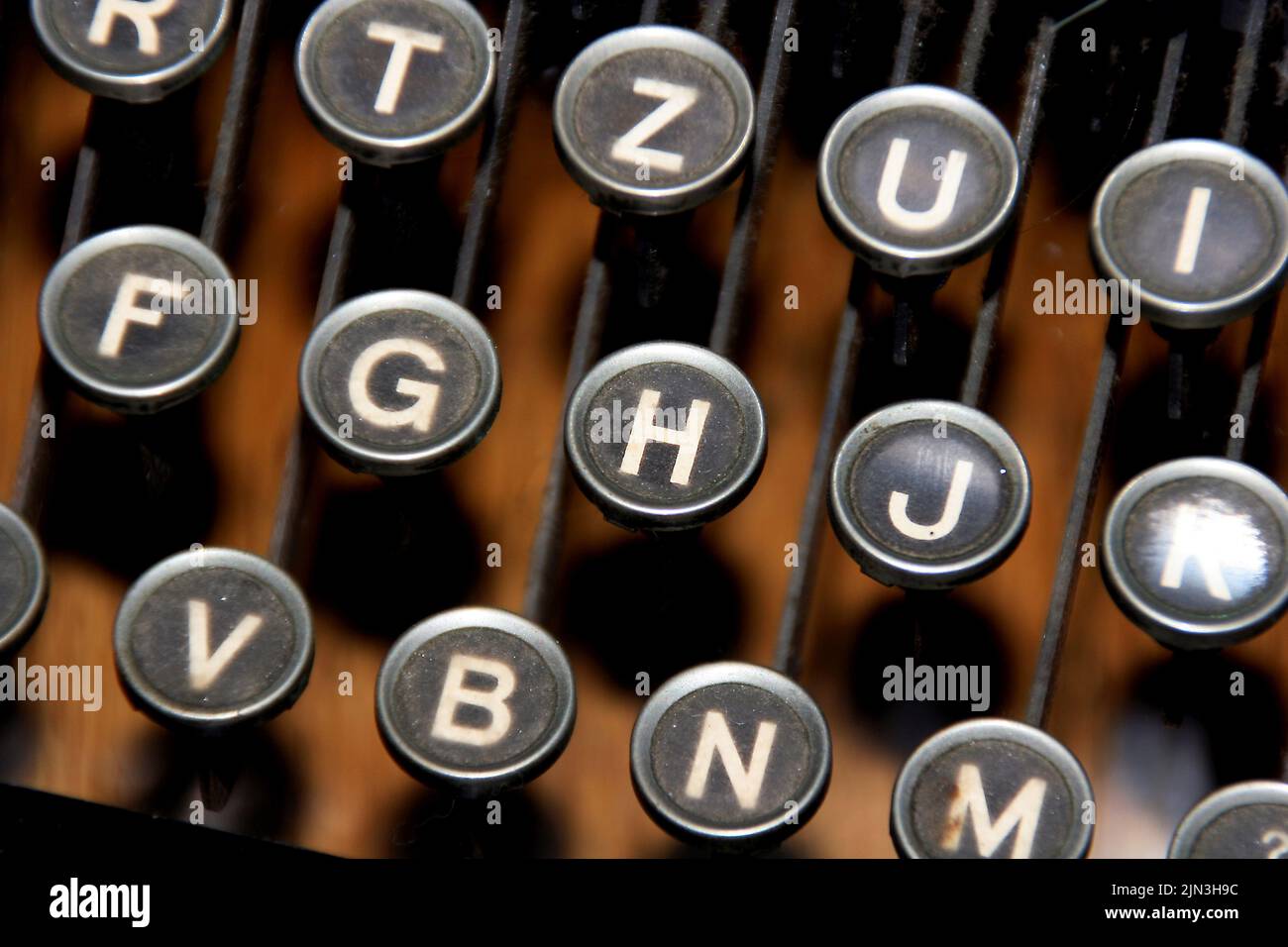 Letter On A Old Typewriter Stock Photo - Alamy