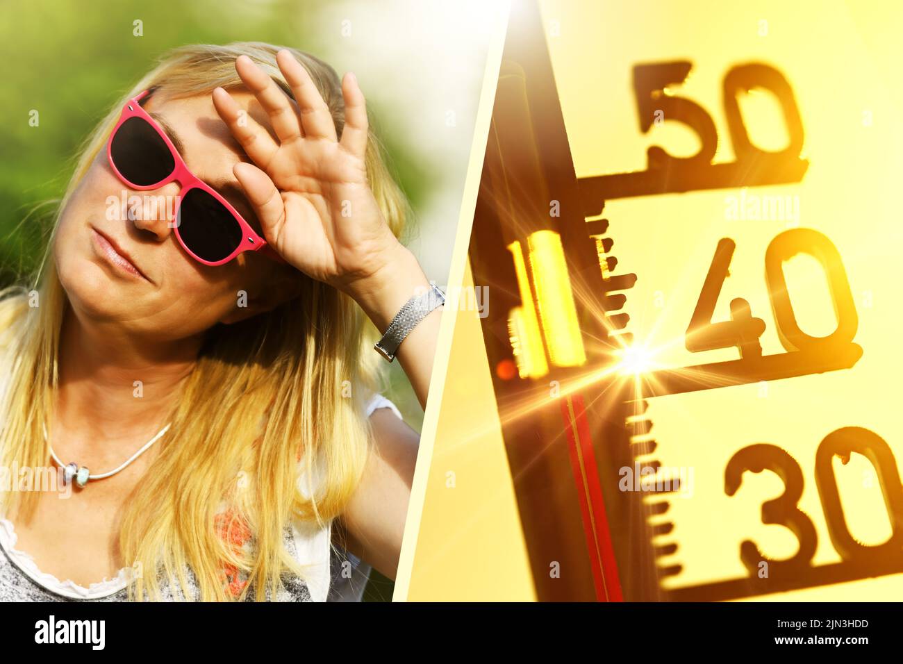 50 degree thermometer hi-res stock photography and images - Alamy