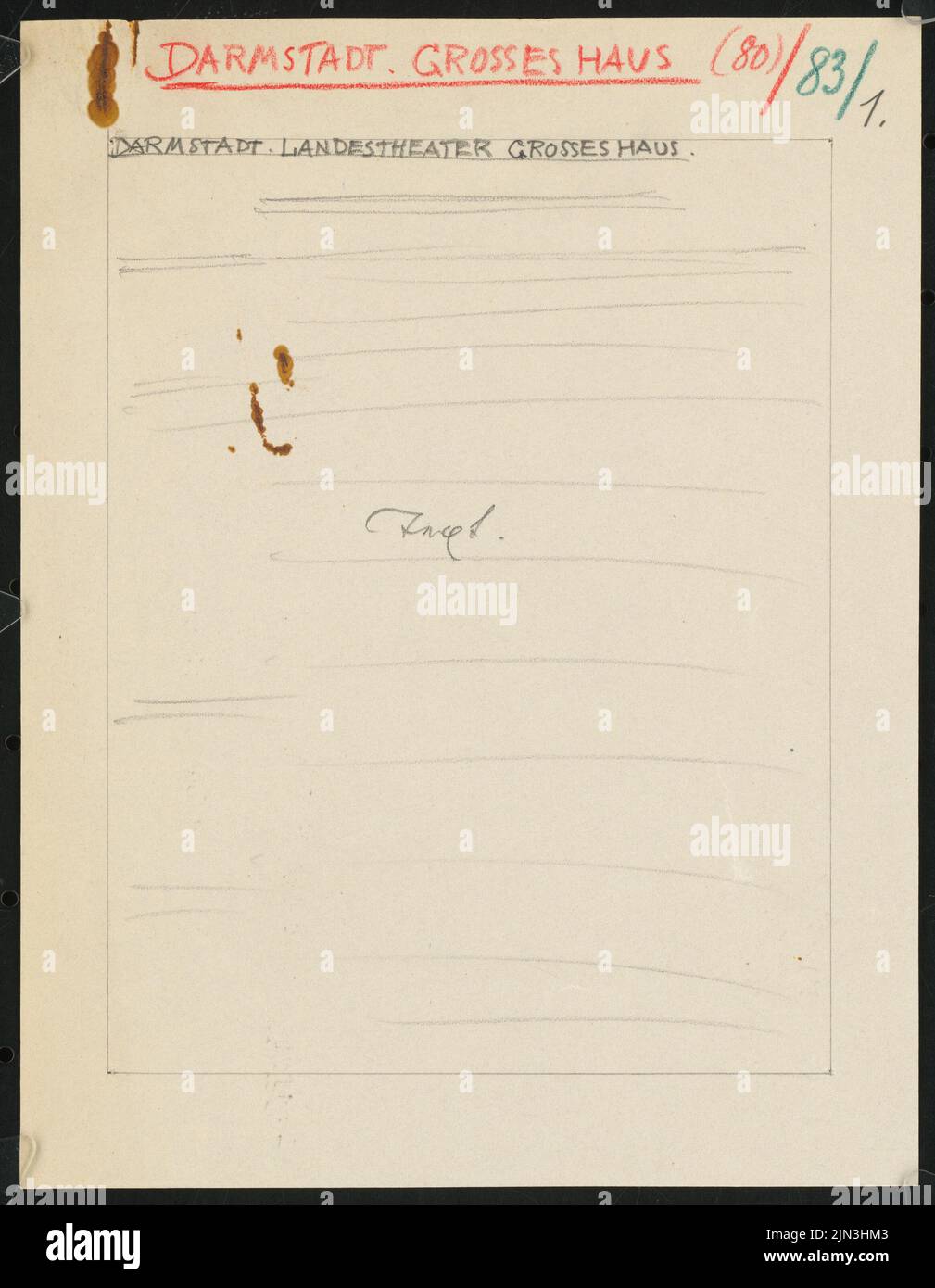 Georg Moller (1784-1852, as an architect): Grand Ducal Court Theater ...