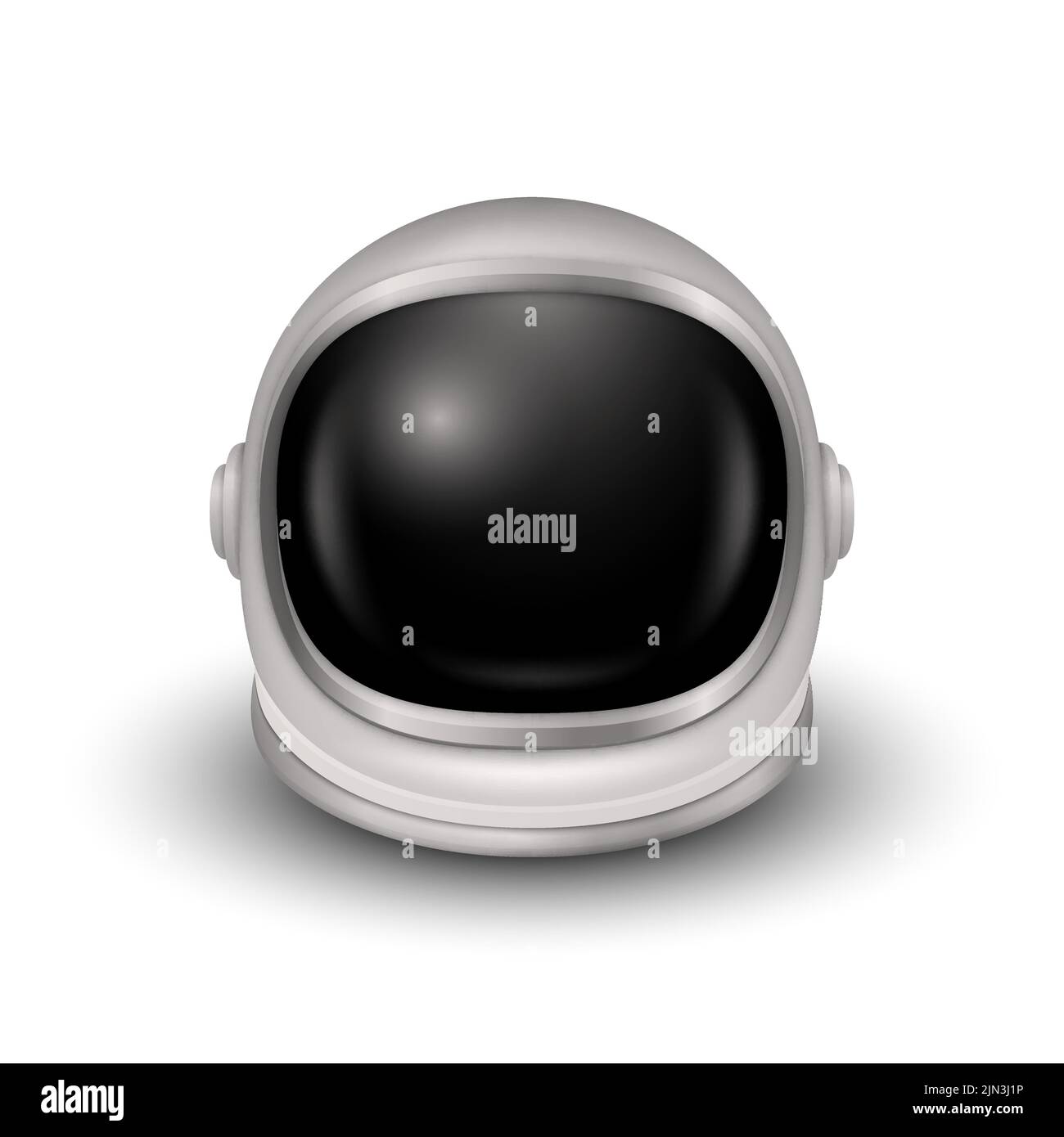 Vector 3d Realistic Astronaut Helmet, Cosmonaut Mask with Transparent ...