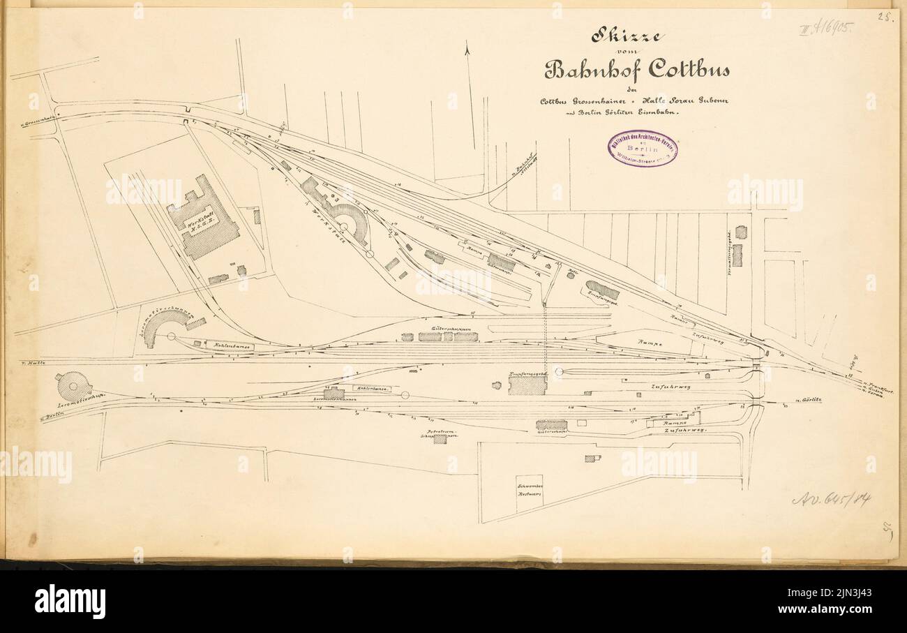 Cottbus map hi-res stock photography and images - Alamy
