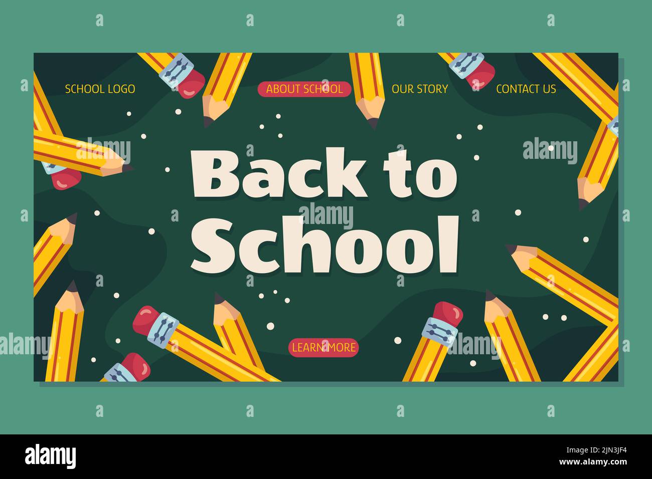 Happy student on yellow Stock Vector Images - Alamy