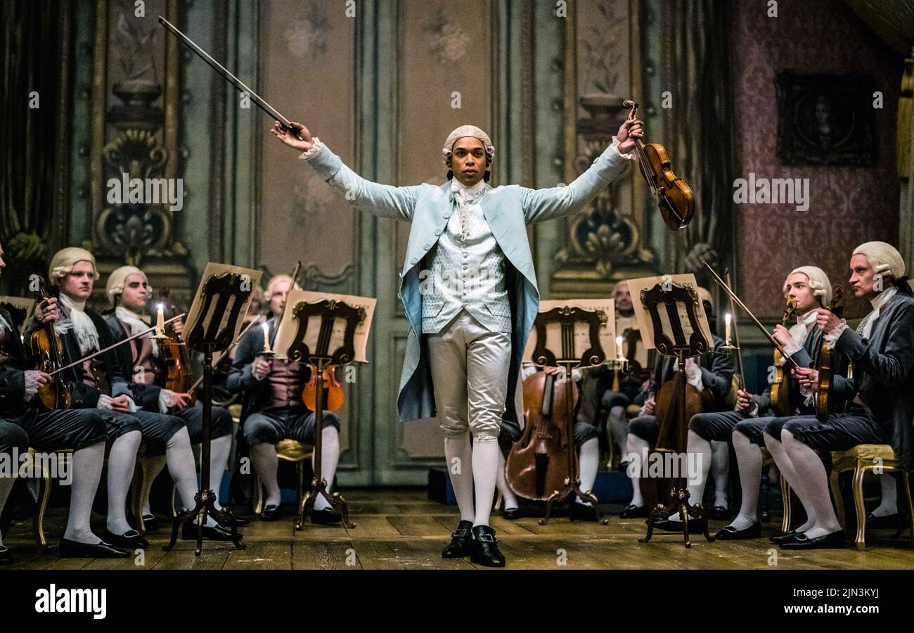 CHEVALIER, Kelvin Harrison Jr. as Joseph Bologne, Chevalier de Saint ...