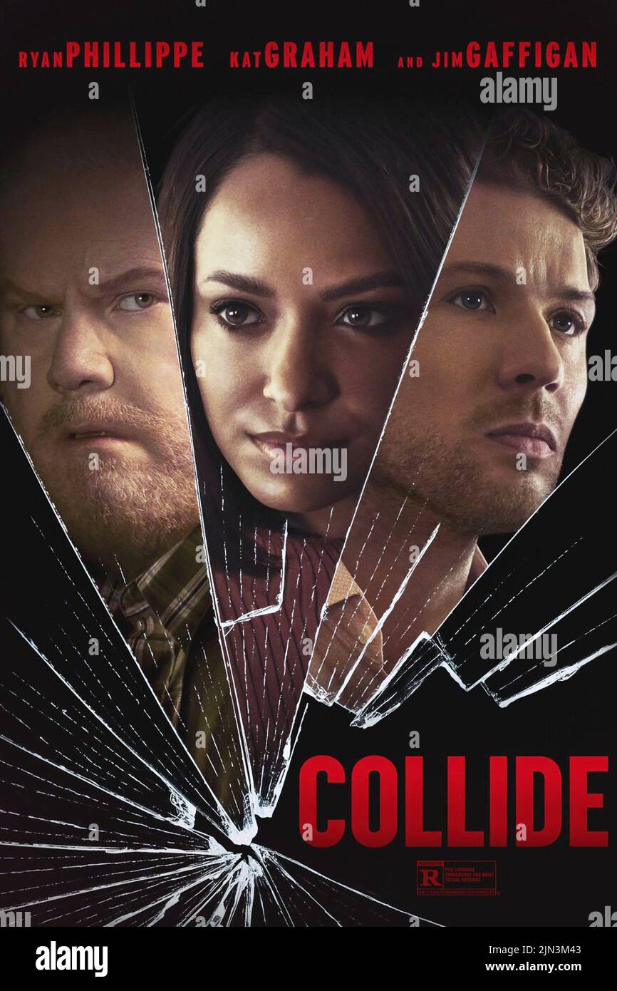 COLLIDE, US poster, from left: Jim Gaffigan, Kat Graham, Ryan Phillippe, 2022. © Vertical ...
