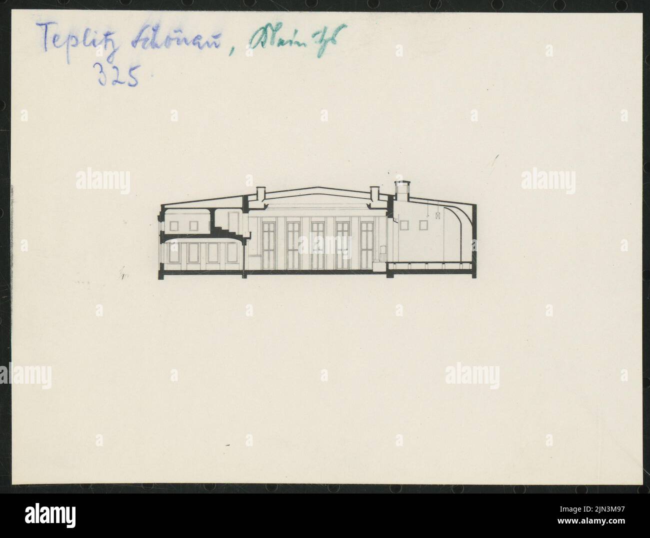House longitudinal section hi-res stock photography and images - Alamy