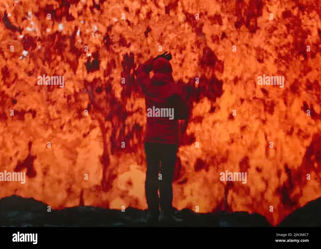 FIRE OF LOVE, volcanologist Katia Krafft, (shown in archival footage ...