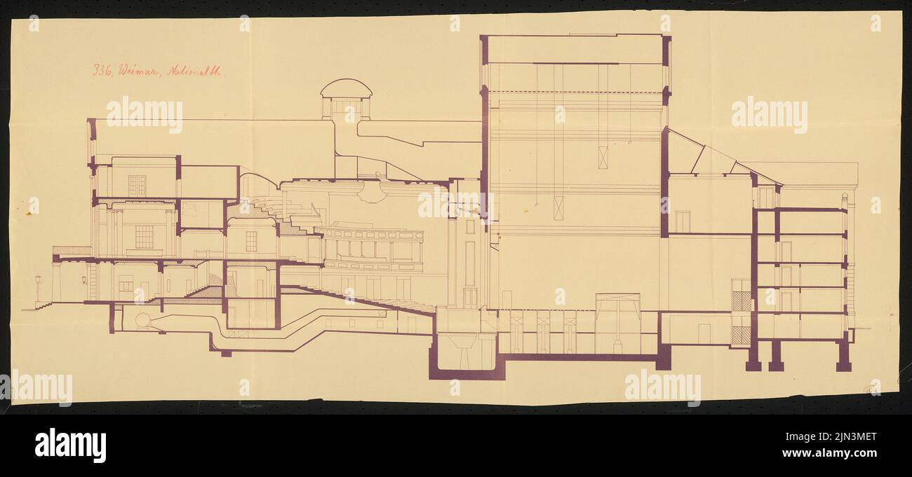 Theatre section plan drawing hi-res stock photography and images - Alamy