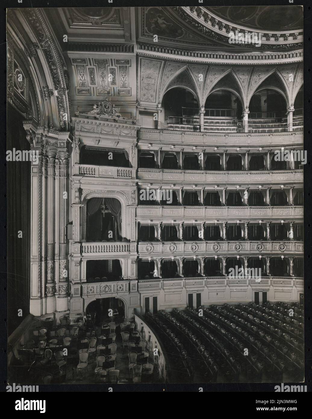 Imperial-König Hof-Operntheater (i.e. Vienna State Opera), Vienna: View ...