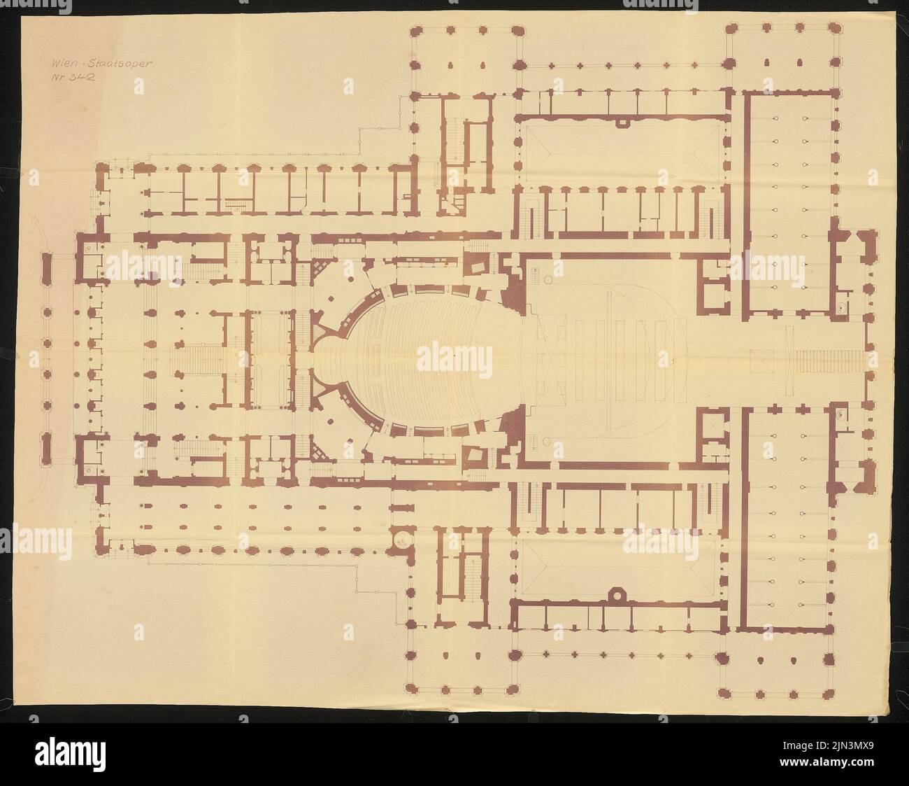 Imperial-Konish Hof-Operntheater (i.e. Vienna State Opera), Vienna ...