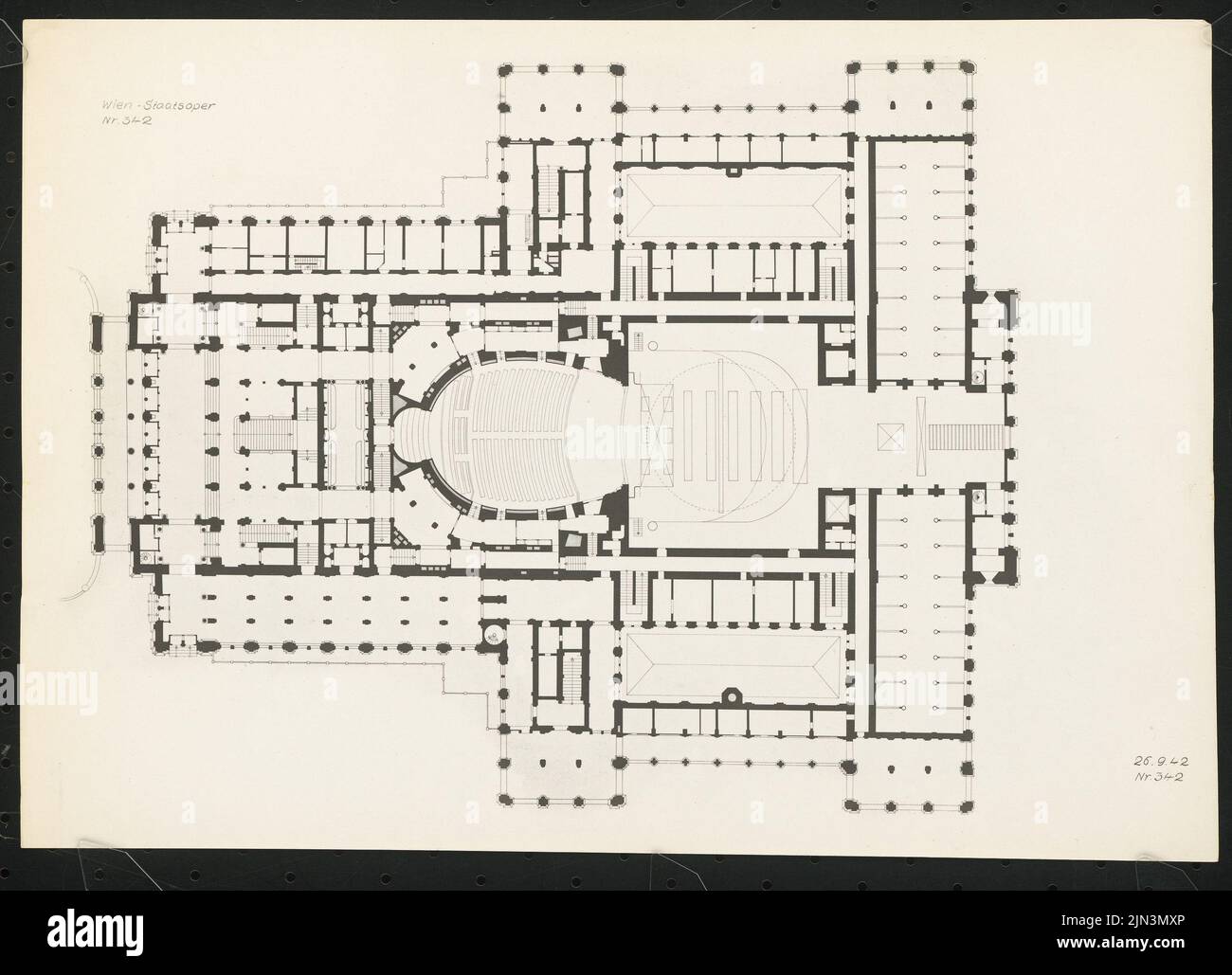 Imperial-Konigy Hof-Operntheater (i.e. Vienna State Opera), Vienna ...