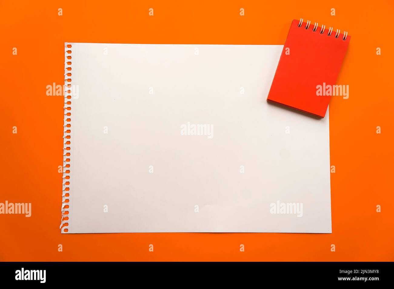 Blank sheet of paper space for design and lettering on a beautiful ...