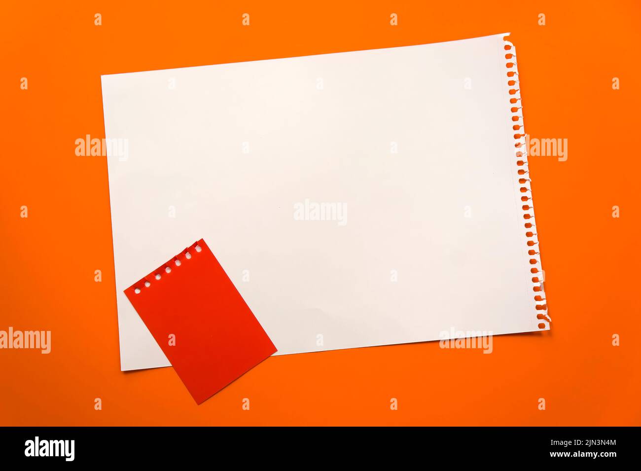 Blank sheet of paper space for design and lettering on a beautiful ...