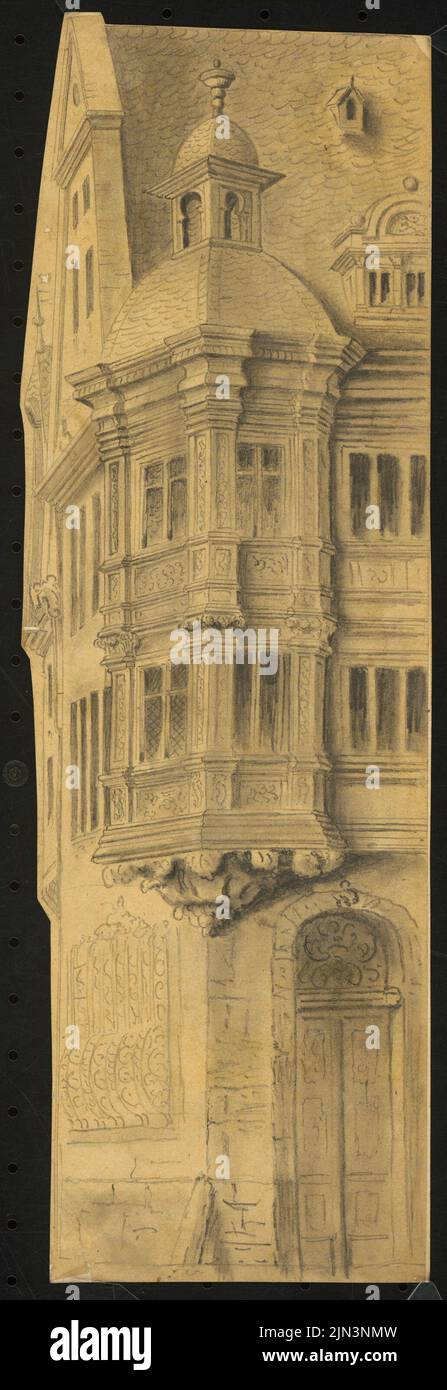 Stage study: neckline of two -storey bayments Stock Photo - Alamy