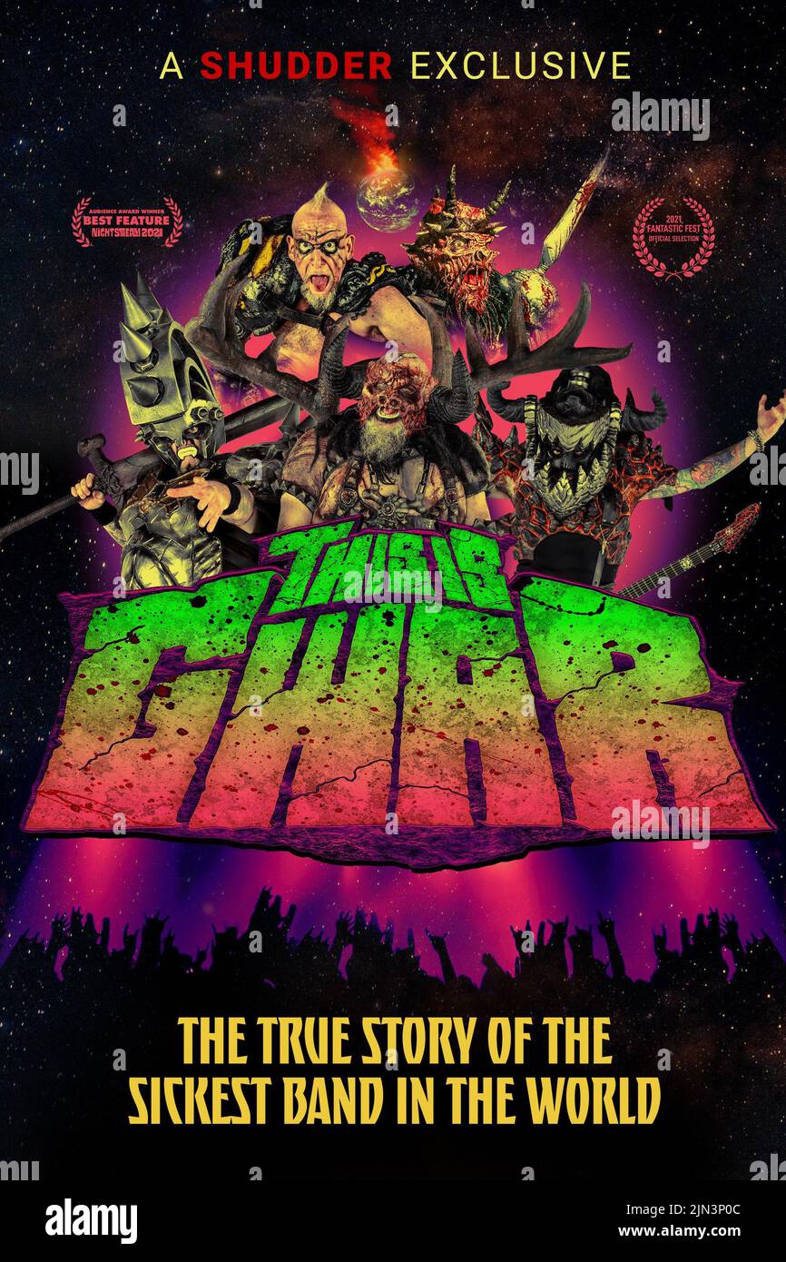 THIS IS GWAR, US poster, Beefcake the Mighty (Casey Orr, far left ...