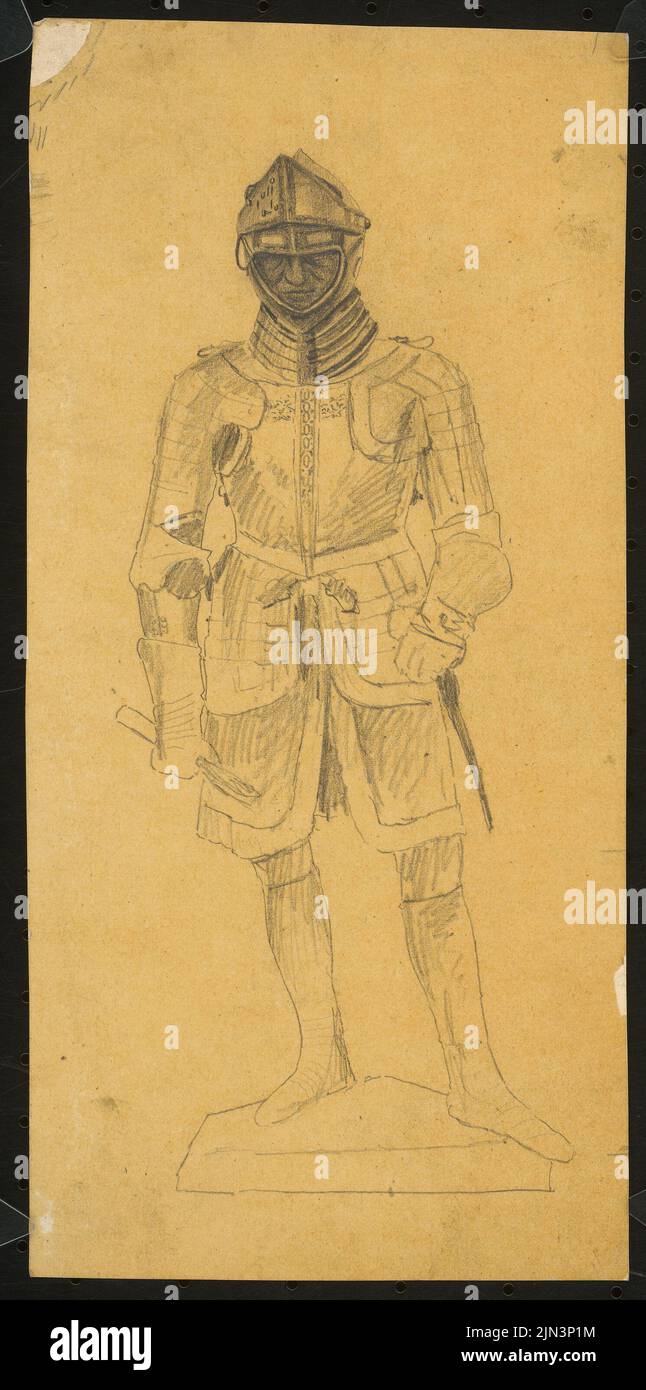 Study: standing knight in armor Stock Photo - Alamy
