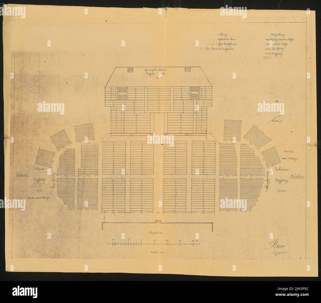 Max Berg (1870-1947, as an architect): Century Hall, Wroclaw. Acoustic ...