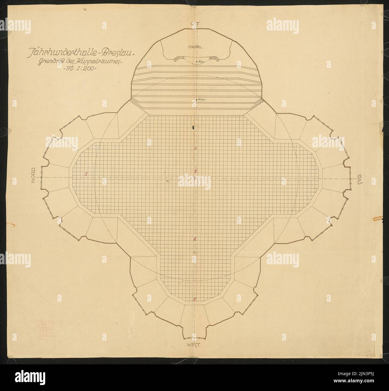Max Berg (1870-1947, as an architect): Century Hall, Wroclaw. Acoustic ...