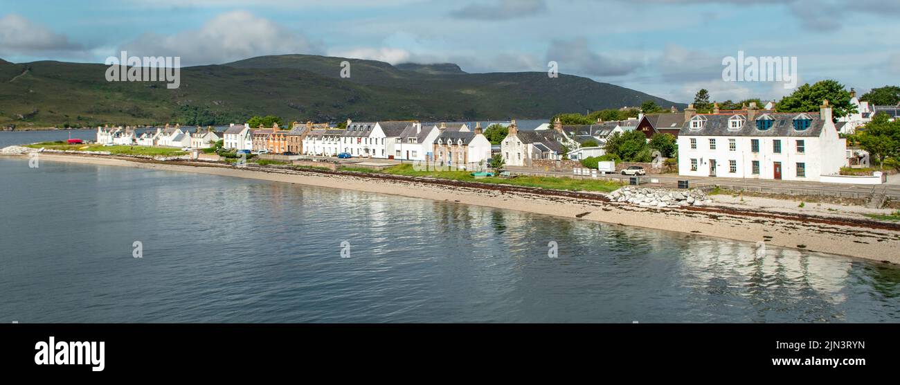Waterfront of Ullapool, Highland, Scotland Stock Photo - Alamy
