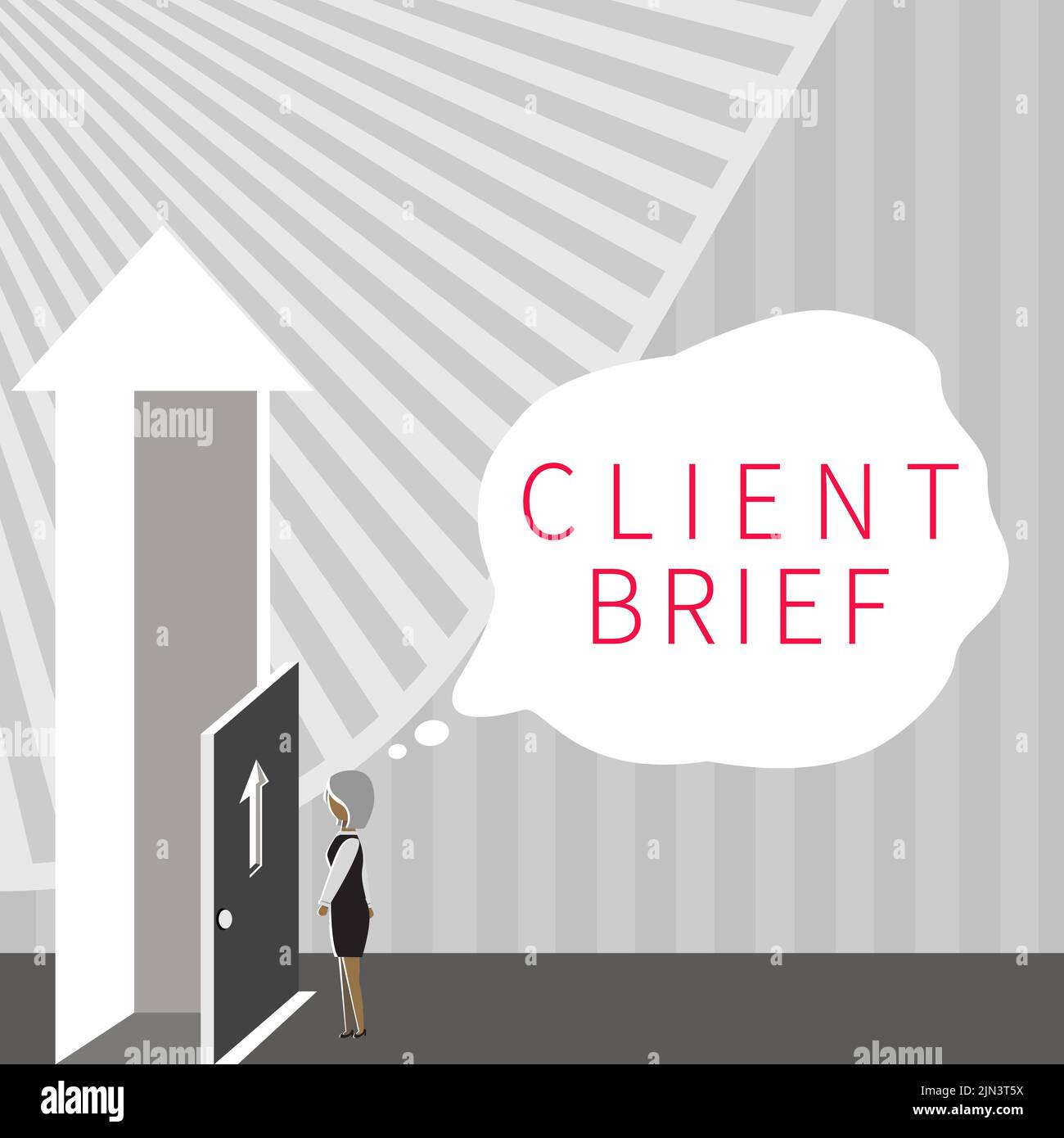 Inspiration showing sign Client Brief. Business overview A documents ...