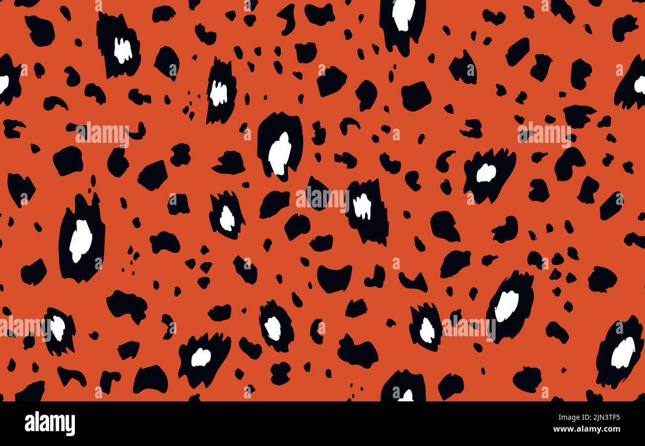 Abstract modern leopard seamless pattern. Animals trendy background ...